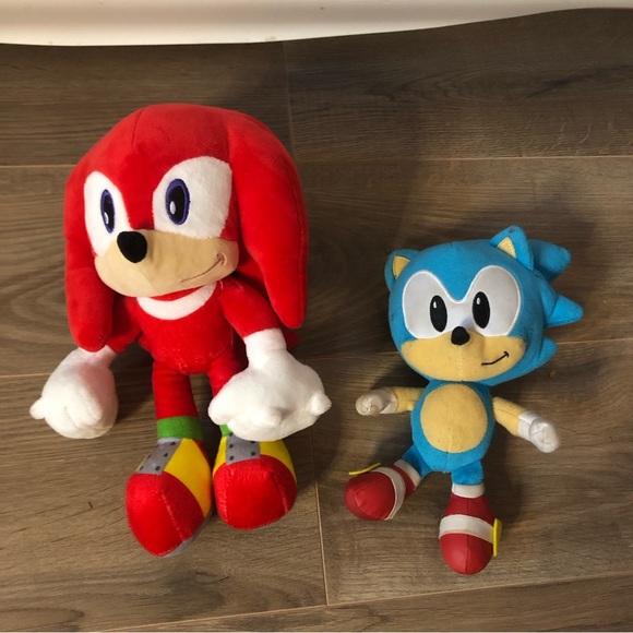 Sonic The Hedgehog | Toys | Sonic Knuckles Plushes | Poshmark
